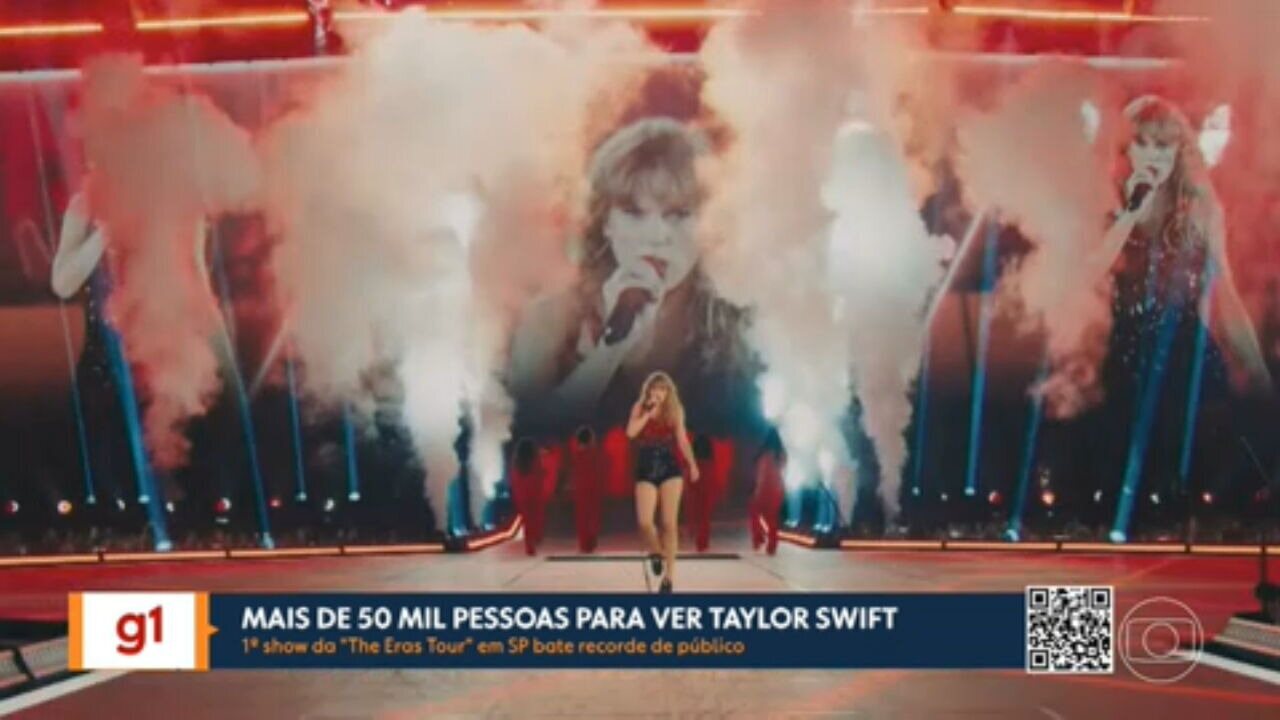 Vídeo Show De Taylor Swift Bate Recorde De Público Em São Paulo Sp1 G1